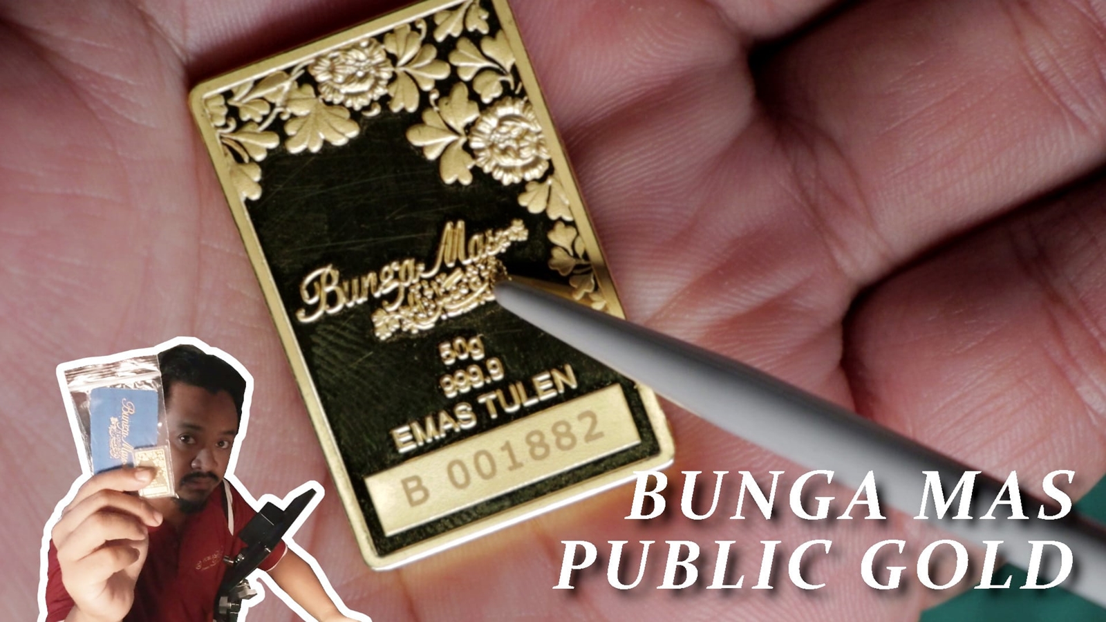 JOM TENGOK GOLD BAR BUNGA MAS PUBLIC GOLD