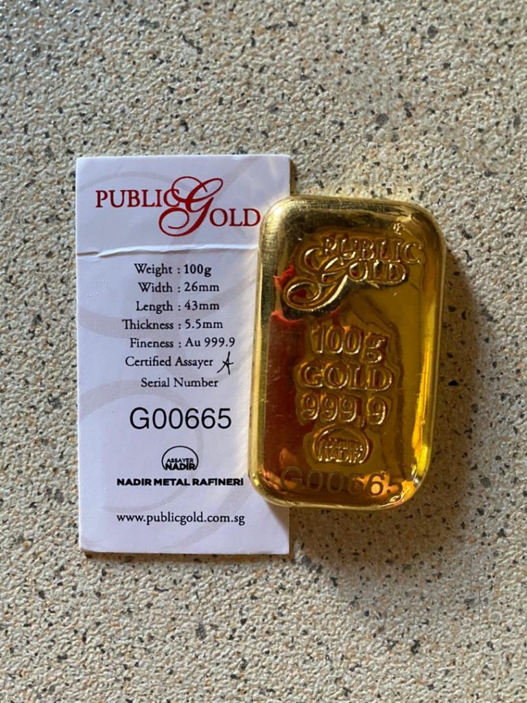 Bagaimana mahu menyemak Harga Emas hari ini di website Public Gold